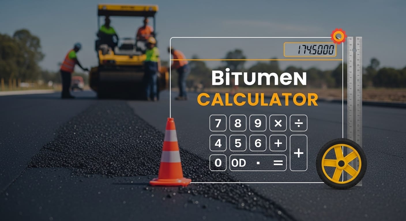 Bitumen Calculator – Calculate Bitumen Requirement Instantly